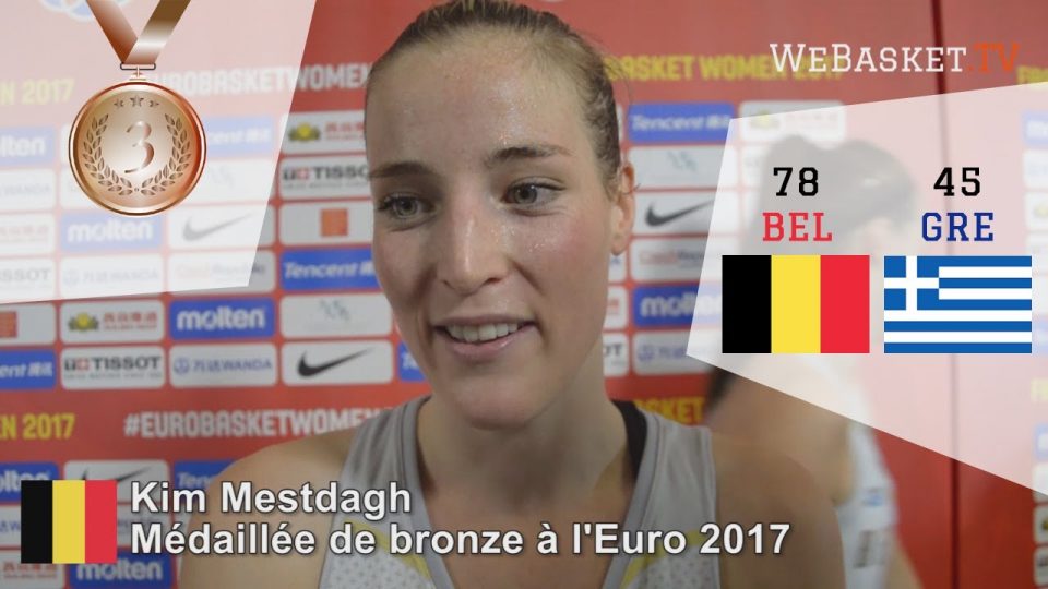 Euro 2017 : Réactions de Kim MESTDAGH après la médaille de bronze ...